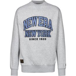 New Era Sweatshirt Herren Gr&ouml;&szlig;e M opal / graumeliert / schwarz
