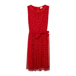 s.Oliver Kleid M&auml;dchen Gr&ouml;&szlig;e 140 rot / wei&szlig;