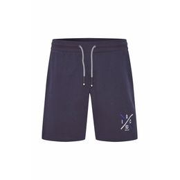 INDICODE Jeans Sweatshorts Herren Gr&ouml;&szlig;e 38 blau / navy / wei&szlig;