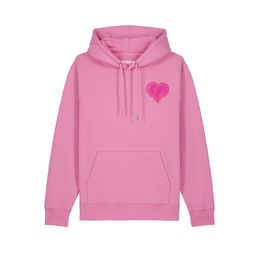 Watapparel Sweatshirt ' Pink Heart ' Herren Gr&ouml;&szlig;e XXXL rosa / blutrot