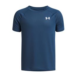Under Armour Sportshirt 'Tech 2.0' Jungen Gr&ouml;&szlig;e 128/134 marine / wei&szlig;