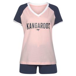 Kangaroos Shorty Damen Gr&ouml;&szlig;e XXL/XXXL marine / rosa / schwarz / wei&szlig; Winterkleid