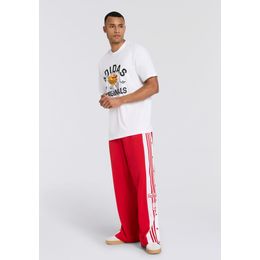 adidas originals Hose Herren Gr&ouml;&szlig;e 33 rot / wei&szlig;