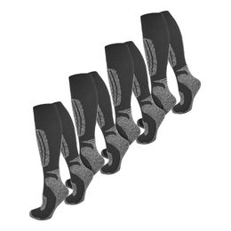 Normani Sportsocken Herren Gr&ouml;&szlig;e 35/38 grau / schwarz