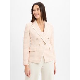 BOSS Blazer 'Jia' Damen Gr&ouml;&szlig;e 42 nude / wei&szlig;