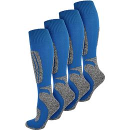 Normani Sportsocken Herren Gr&ouml;&szlig;e 35/38 blau / graumeliert