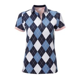 Kangaroos Shirt Damen Gr&ouml;&szlig;e XXS/XS blau / puder / wei&szlig;