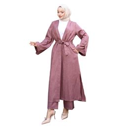Modamihram Set: Kimono und Hose Damen Gr&ouml;&szlig;e 46 altrosa