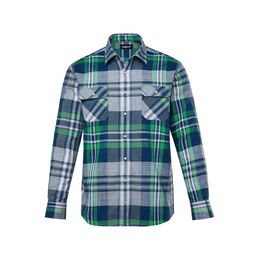 Men Plus Hemd Herren Gr&ouml;&szlig;e 7XL navy / grau / gr&uuml;n / wei&szlig;