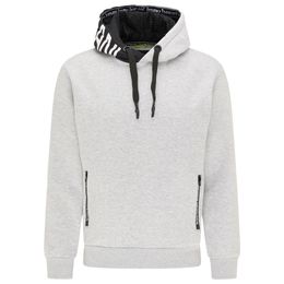 Bruno Banani Sweatshirt 'Reed' Herren Gr&ouml;&szlig;e L grau / schwarz / wei&szlig;