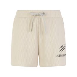 Plein Sport Shorts Damen Gr&ouml;&szlig;e 40 elfenbein / schwarz
