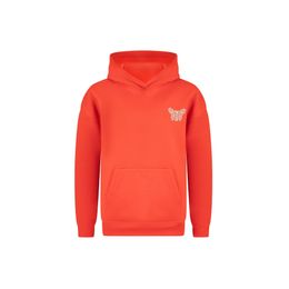 Smilodox Sweatshirt 'Nala' Damen Gr&ouml;&szlig;e S rot / wei&szlig;