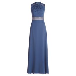 VM Vera Mont Abendkleid Damen Gr&ouml;&szlig;e 44 blau Winterkleid