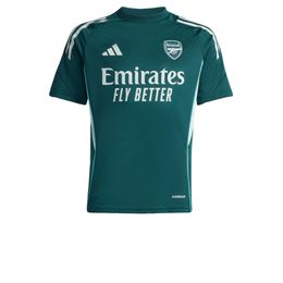 adidas Performance Funktionsshirt 'FC Arsenal Tiro 25' Jungen Gr&ouml;&szlig;e 152 dunkelgr&uuml;n / wei&szlig;