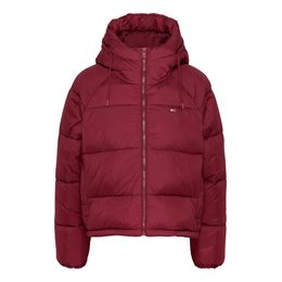 Tommy Jeans Jacke Damen Gr&ouml;&szlig;e XXL dunkelrot / wei&szlig; Winterjacke