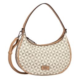 Gabor Schultertasche 'Barina' Damen Gr&ouml;&szlig;e One Size camel / schoko / wollwei&szlig;