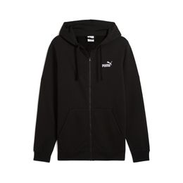 Puma Sportsweatjacke 'ESS No. 1' Herren Gr&ouml;&szlig;e L schwarz / wei&szlig;