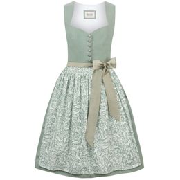 Stockerpoint Dirndl 'Rhianna' Damen Gr&ouml;&szlig;e 48 pastellgr&uuml;n / wei&szlig;