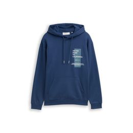 Tom Tailor Denim Sweatshirt Herren Gr&ouml;&szlig;e XXL royalblau / smaragd / wei&szlig;