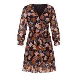 Cloud5ive Kleid Damen Gr&ouml;&szlig;e 36 saphir / rostbraun / rosegold / schwarz Winterkleid