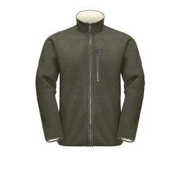 Jack Wolfskin Funktionsfleecejacke 'Robson Fjord' Herren Gr&ouml;&szlig;e L khaki