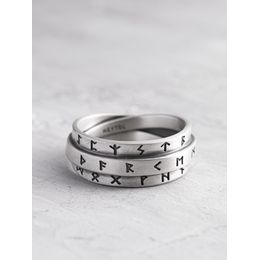 Reytel Ring 'RUNES - AMULETS' Herren Gr&ouml;&szlig;e 71 silber