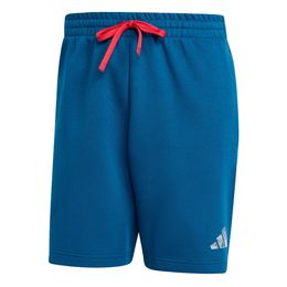 adidas Sportswear Sportshorts 'Adidas x Marvel Spider-Man' Herren Gr&ouml;&szlig;e XL enzian / wei&szlig;