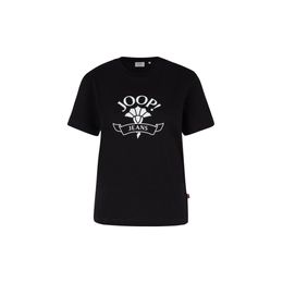 JOOP! Jeans T-Shirt 'Toldi' Damen Gr&ouml;&szlig;e L schwarz / wei&szlig;