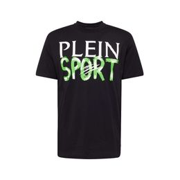 Plein Sport T-Shirt Herren Gr&ouml;&szlig;e M khaki / neongr&uuml;n / schwarz / wei&szlig;