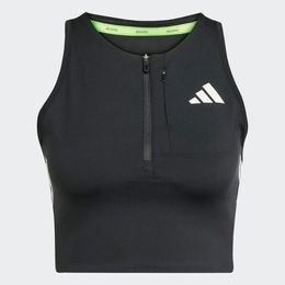 adidas Performance Sporttop 'Adizero' Damen Gr&ouml;&szlig;e XXXL/4XL schwarz / offwhite