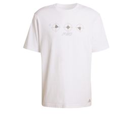 adidas originals T-Shirt 'F50' Herren Gr&ouml;&szlig;e XL silbergrau / wei&szlig;