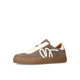 Manfield Sneaker Damen Gr&ouml;&szlig;e 42 braun / wei&szlig;