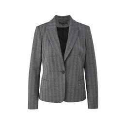 comma, COMMA Blazer Damen Gr&ouml;&szlig;e 44 grau / dunkelgrau