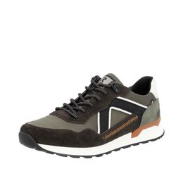 Rieker Sport Sneaker low Herren Gr&ouml;&szlig;e 47 ocker / grau / khaki / schwarz / wei&szlig;