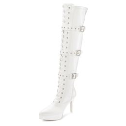 LASCANA Belle Affaire Schn&uuml;rstiefel 'Belle Affaire' Damen Gr&ouml;&szlig;e 37 wei&szlig; Winterschuhe