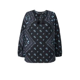 Ulla Popken Tunika Damen Gr&ouml;&szlig;e XL/XXL hellblau / schwarz