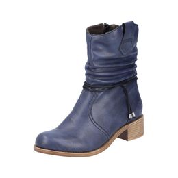 Rieker Stiefelette Damen Gr&ouml;&szlig;e 36 dunkelblau Winterschuhe