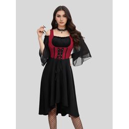 Lapaplus Kleid Damen Gr&ouml;&szlig;e 36 schwarz Winterkleid