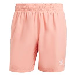 adidas originals Badeshorts 'Adicolor Essentials' Herren Gr&ouml;&szlig;e XXXL lachs / wei&szlig;