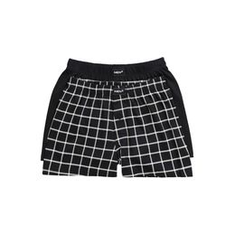 Men Plus Boxershort Herren Gr&ouml;&szlig;e 6XL schwarz / wei&szlig;