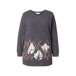 Angel of Style Sweatshirt Damen Gr&ouml;&szlig;e XL hellbraun / anthrazit / wei&szlig;