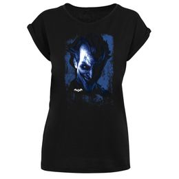 F4NT4STIC T-Shirt 'DC Comics Batman Arkham Asylum Joker' Damen Gr&ouml;&szlig;e XXL blau / schwarz / wei&szlig;