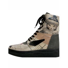 DOGO Schn&uuml;rstiefel 'DOGO Future Boots - Mon Cher' Damen Gr&ouml;&szlig;e 39 beige Winterschuhe