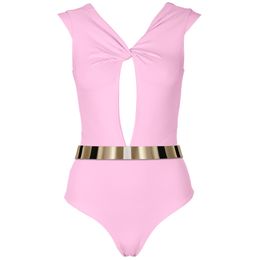 Sea Me Swim Badeanzug 'COTE D'AZUR Gold Edition' Damen Gr&ouml;&szlig;e L ros&eacute;