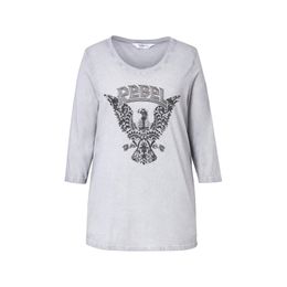Angel of Style Shirt Damen Gr&ouml;&szlig;e M anthrazit / hellgrau