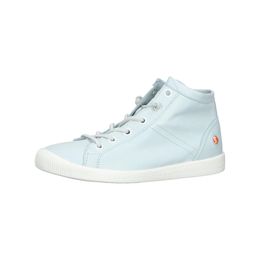 Softinos Sneaker high Damen Gr&ouml;&szlig;e 36 hellblau / orange / wei&szlig;