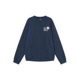 thinking mu Sweatshirt Herren Gr&ouml;&szlig;e M navy / wei&szlig;