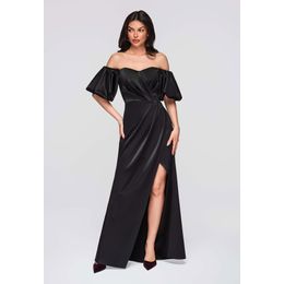 Ombre Abendkleid Damen Gr&ouml;&szlig;e 40 schwarz Winterkleid