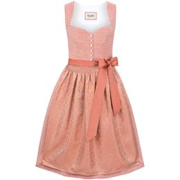 Stockerpoint Dirndl 'Daniela' Damen Gr&ouml;&szlig;e 34 apricot / wei&szlig;