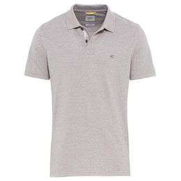 Camel Active Kurzarm Poloshirt aus nachhaltigem Baumwollmix Herren Gr&ouml;&szlig;e XL grau